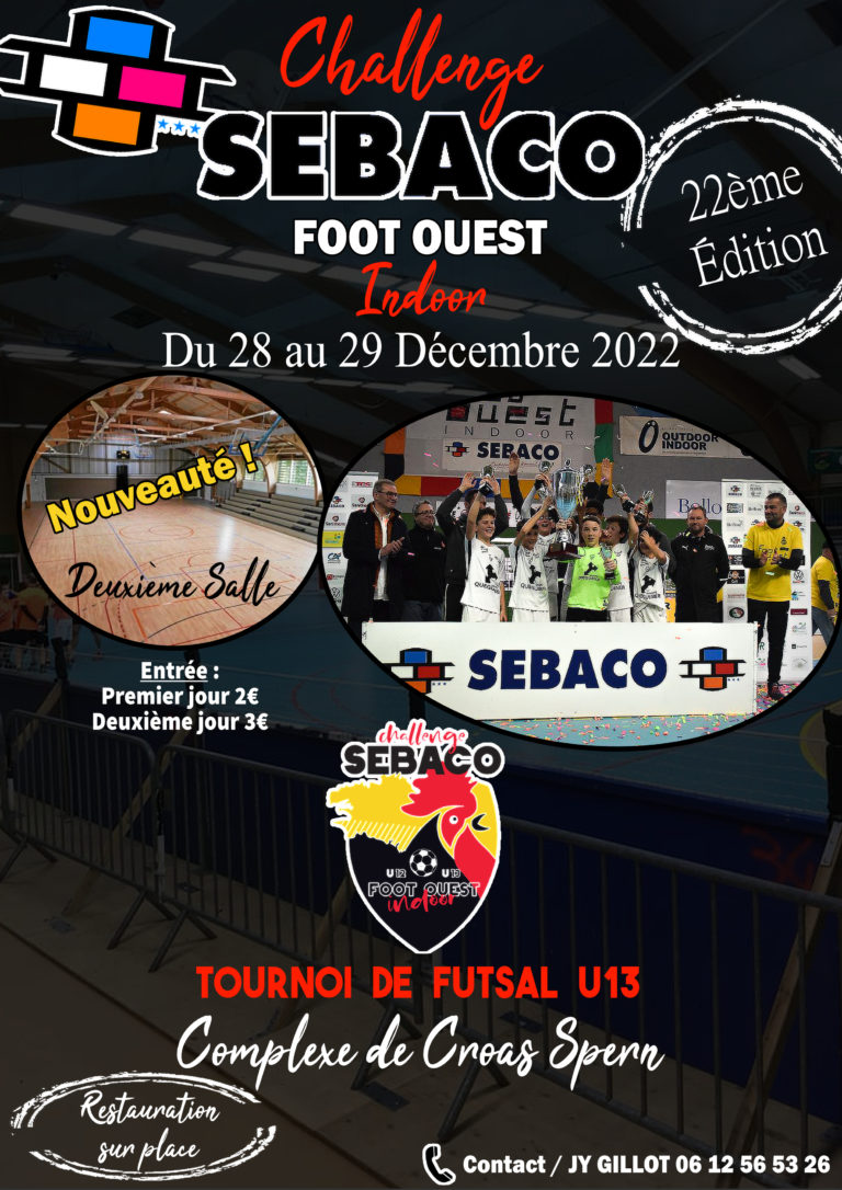 Foot Ouest Indoor Challenge Sebaco - PAOTRED DISPOUNT ERGUÉ-GABÉRIC